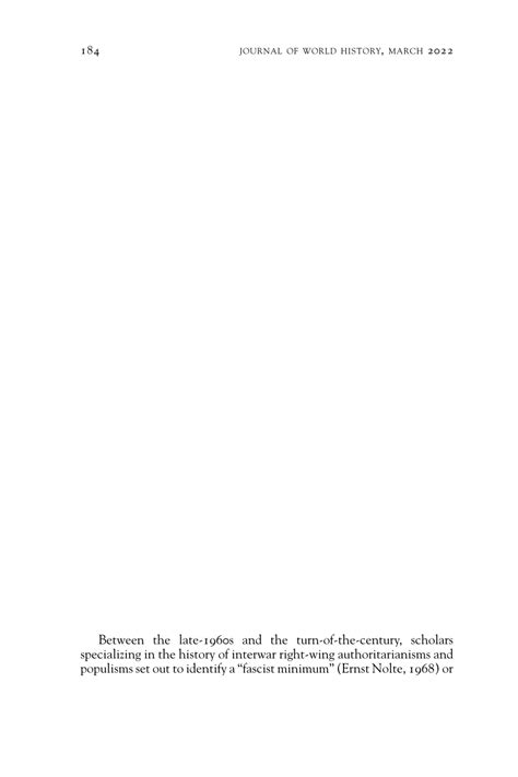 Pdf Review Visualizing Fascism The Twentieth Century Rise Of The Global Right Ed By Julia