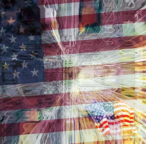 Freedom Like A Waving Flag Mixed Media By Fania Simon Fine Art America