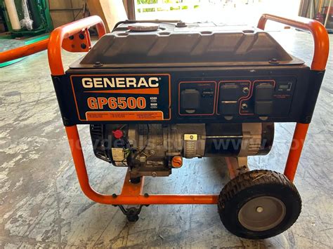 Generac Gp6500 Generator Allsurplus