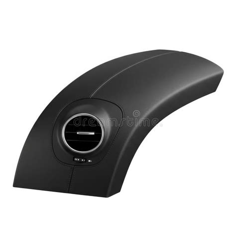 Black Plastic Curved Car Air Vent Stock Illustrations 1 Black Plastic