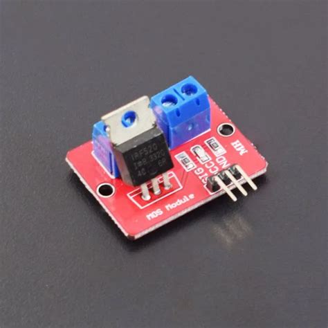 0 24v top mosfet button irf520 mos driver module for arduino mcu arm raspberry pi iduino