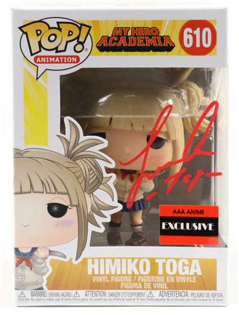 Leah Clark Signed My Hero Academia 610 Himiko Toga Funko Pop Vinyl