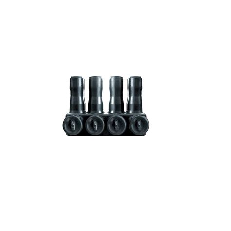 Conector Múltiple Mecánico Baja Tensión 600a 4 Vías Eo Safe Imports Esi 16178 Negro