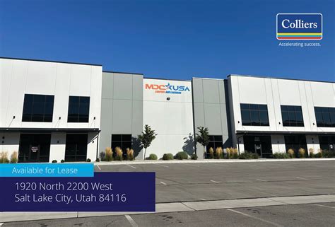 1950 N 2200 W Salt Lake City Ut 84116 Industrial Park Property For