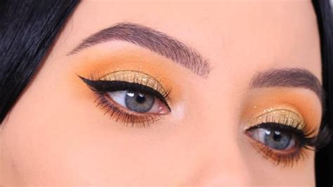 Gold Glitter Eye Makeup Looks Saubhaya Makeup