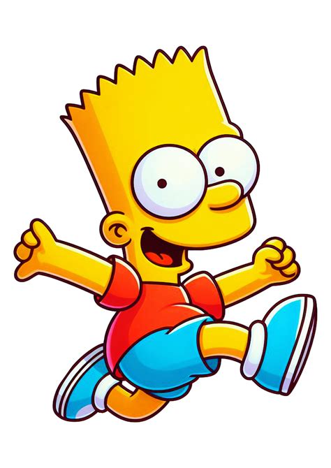 Bart Simpson Feliz Png