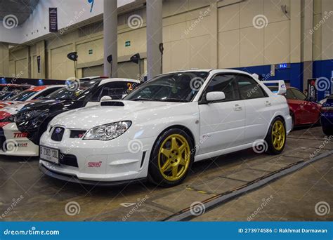 White Subaru Impreza Wrx Sti Hawkeye In The Elite Showcase Editorial