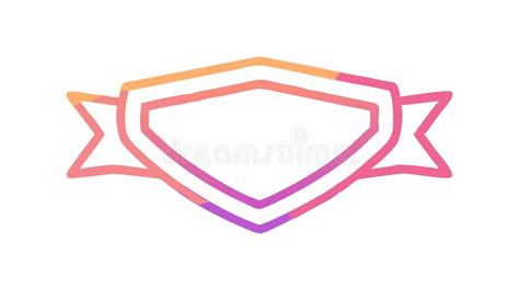 Gradient Shield Badge Icon Protection And Security Symbol Vector