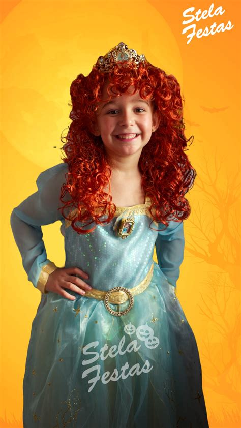 Princesa Merida Stela Festas Aluguel E Venda De Fantasias
