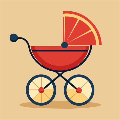 Premium Vector Pram Vector Illustration