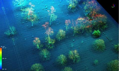 Gs 100v Uav Lidar System 360 Degree Fov Laser Sensor Colored Point