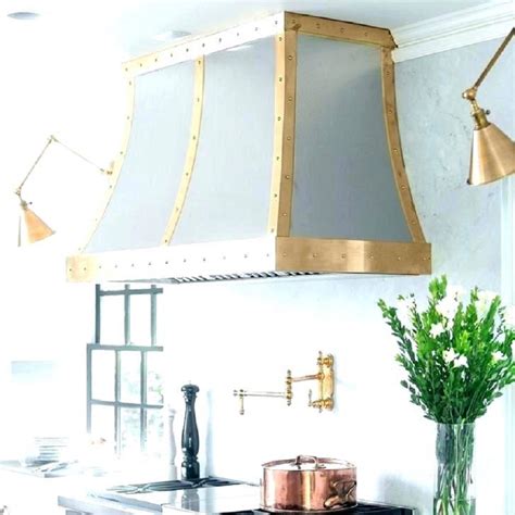 Kitchen Brass Range Hood Rustica House