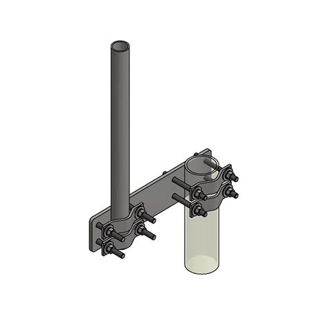 Pipe Mount Bracket For Gps Mounting Newave Tower Components