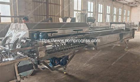 Automatic Fresh Corn Double Head Cutting Machine With Auto Positioning Function Corn Flake