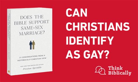Can Christians Identify As Gay With Preston Sprinkle Think