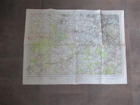 Ordnance Survey Map Second War Revision 1940 Sheet 114 Windsor £7 99