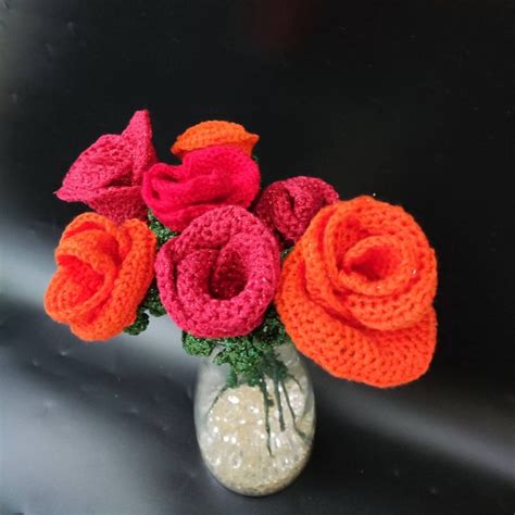 Free Easy Rose Crochet Pattern Fosbas Designs Crochet Flower