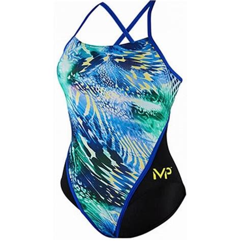 Michael Phelps Swim Michael Phelps Mp Womens Racer Back One Piece