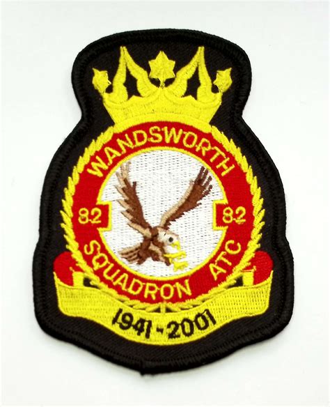 Atc 82 Squadron Wandsworth Raf Patch Air Training Corps Crest 60