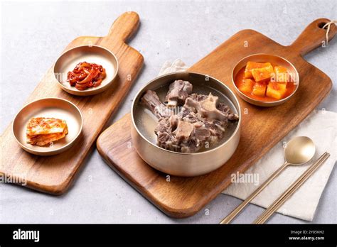 Korean Food Korean Beef Gomtang Beef Camouflage Crucible Soup
