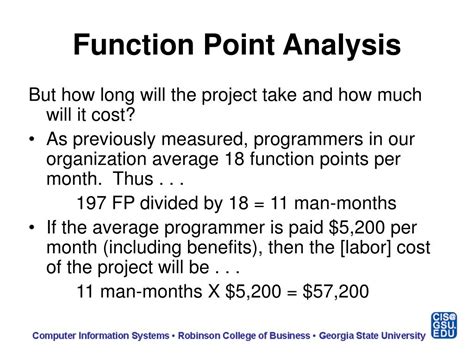 ppt function point analysis powerpoint presentation free download