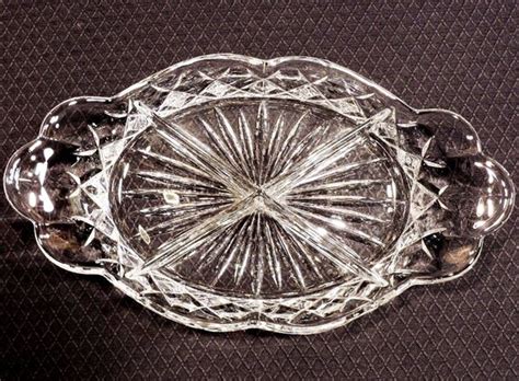 Elegant Gorham Crystal King Edward 4 Part Divided Dish Full Etsy