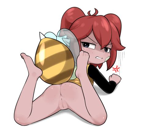 Shino Shinokani Beebz Demon Turf Demon Turf Highres 1girl Anger Vein Angry Ass Ass