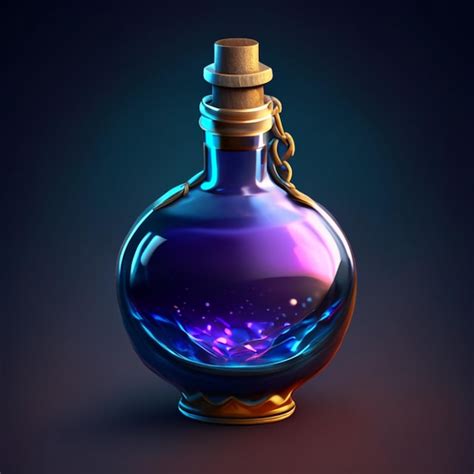 Premium Ai Image Magic Elixir Bottle