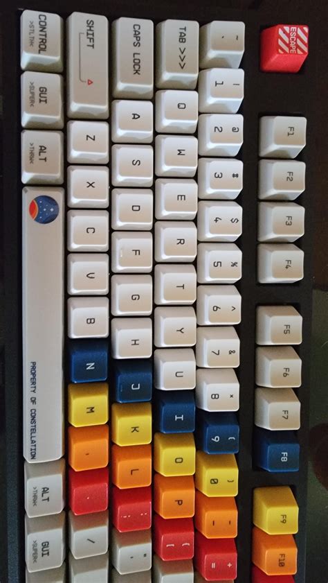 Starfield Themed Keyboard From Wasd Keyboards R Starfield