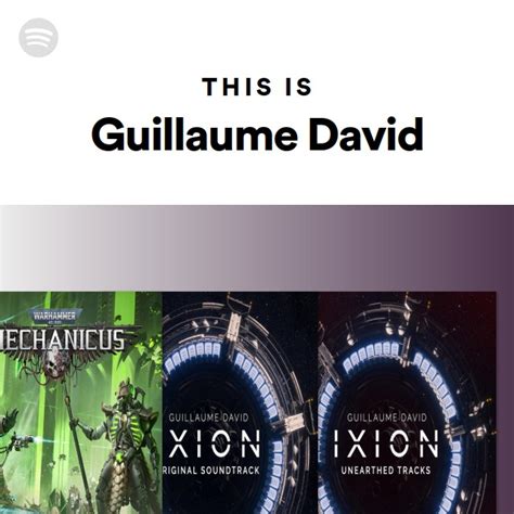 This Is Guillaume David Spotify Playlist