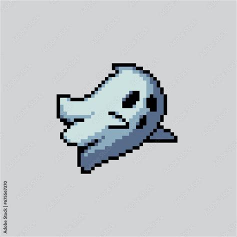 Pixel Art Illustration Spooky Ghost Pixelated Ghost Scary Spooky Ghost Pixelated For The Pixel