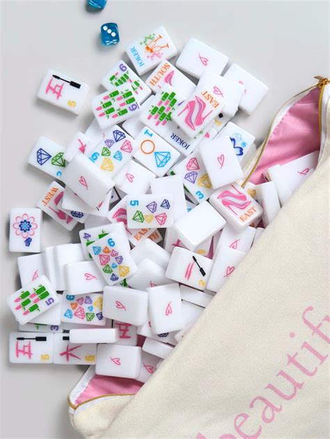 A Beautiful Line Mahjong Tile Set Above And Beyond Just For You