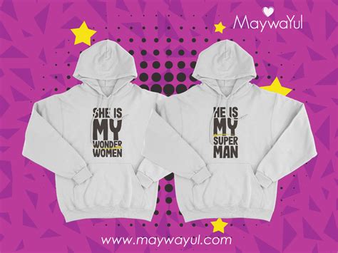 Par Sudaderas Personalizadas Pareja Sudaderas Para Parejas Sudaderas