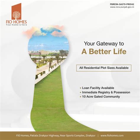 All Residential Plot Sizes Available Fio Homes Real Estate