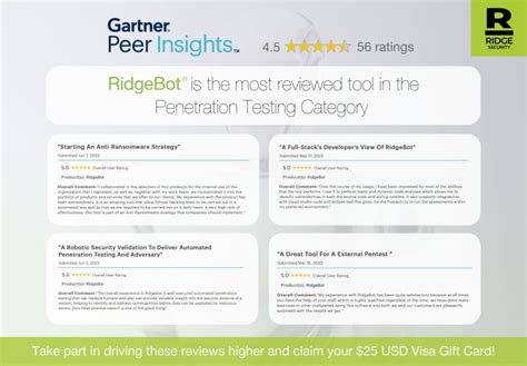 Ridge Security Technology Inc On Linkedin Ridgebot Ridgesecurity Gartnerpeerinsights