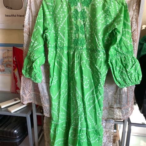 Ruby Yaya Size M Green Silver Dress