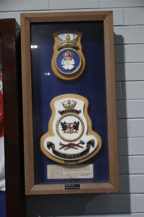 Hmas Perth Ii Ships Crest And Hmas Stuart Ships Crest Ol0027 Ehive