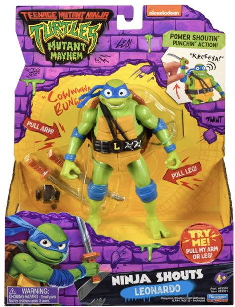 Playmates Toys Teenage Mutant Ninja Turtles Mutant Mayhem Turtles