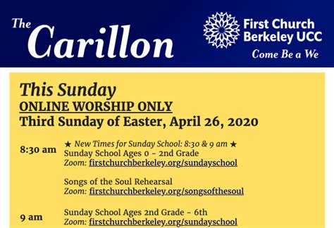 Carillon Archives First Church Berkeley Ucc