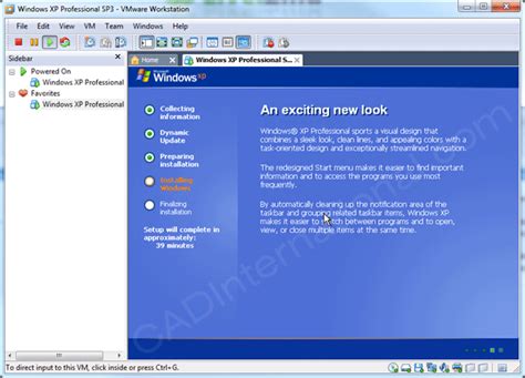 How To Install Windows Xp On Vmware Cad International