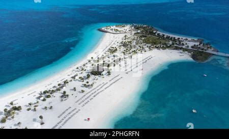 Ocean Cay Bahamas January 9 2023 An Aerial View Of The Msc