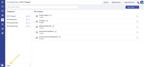 Edit And Delete Knowledge Base Categories Folders Articles