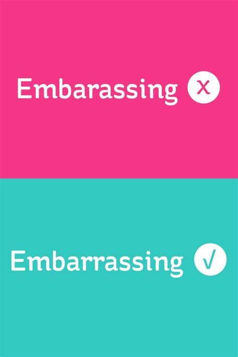 25 Most Commonly Misspelled Words Popular English Misspelling