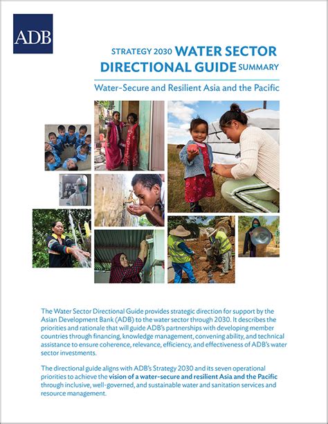 Strategy 2030 Water Sector Directional Guide Summary Water Secure And