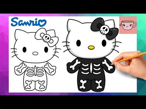 Hello Kitty Skeleton