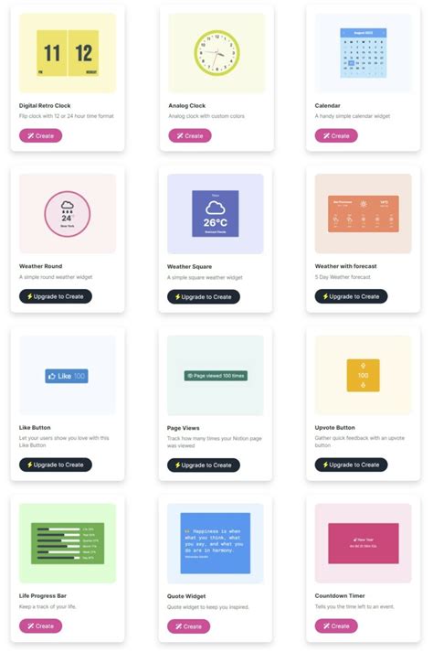 Amazing Notion Widgets Inspiration Productivity For Everyone