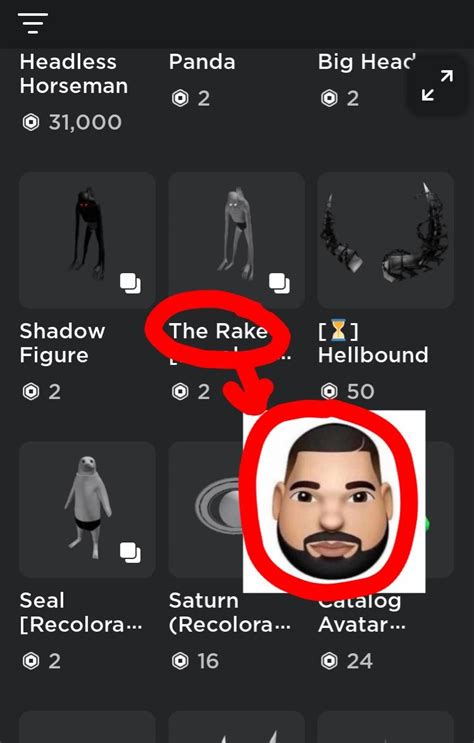 The Rake Roblox 1 R Namesoundalikes