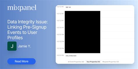 Data Integrity Issue Linking Pre Signup Events To User Profiles Mixpanel Community