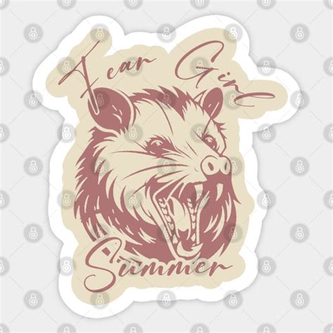Feral Girl Summer Feral Girl Summer Sticker Teepublic