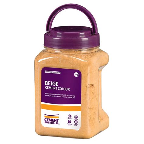 Cement Australia Oxide Colouring Beige 1kg By Cement Australia At Mit